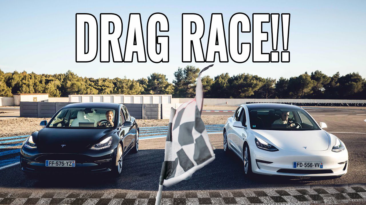 Nico Rosberg testuje Teslę Model 3 na torze [YouTube] - NaPradzie.pl